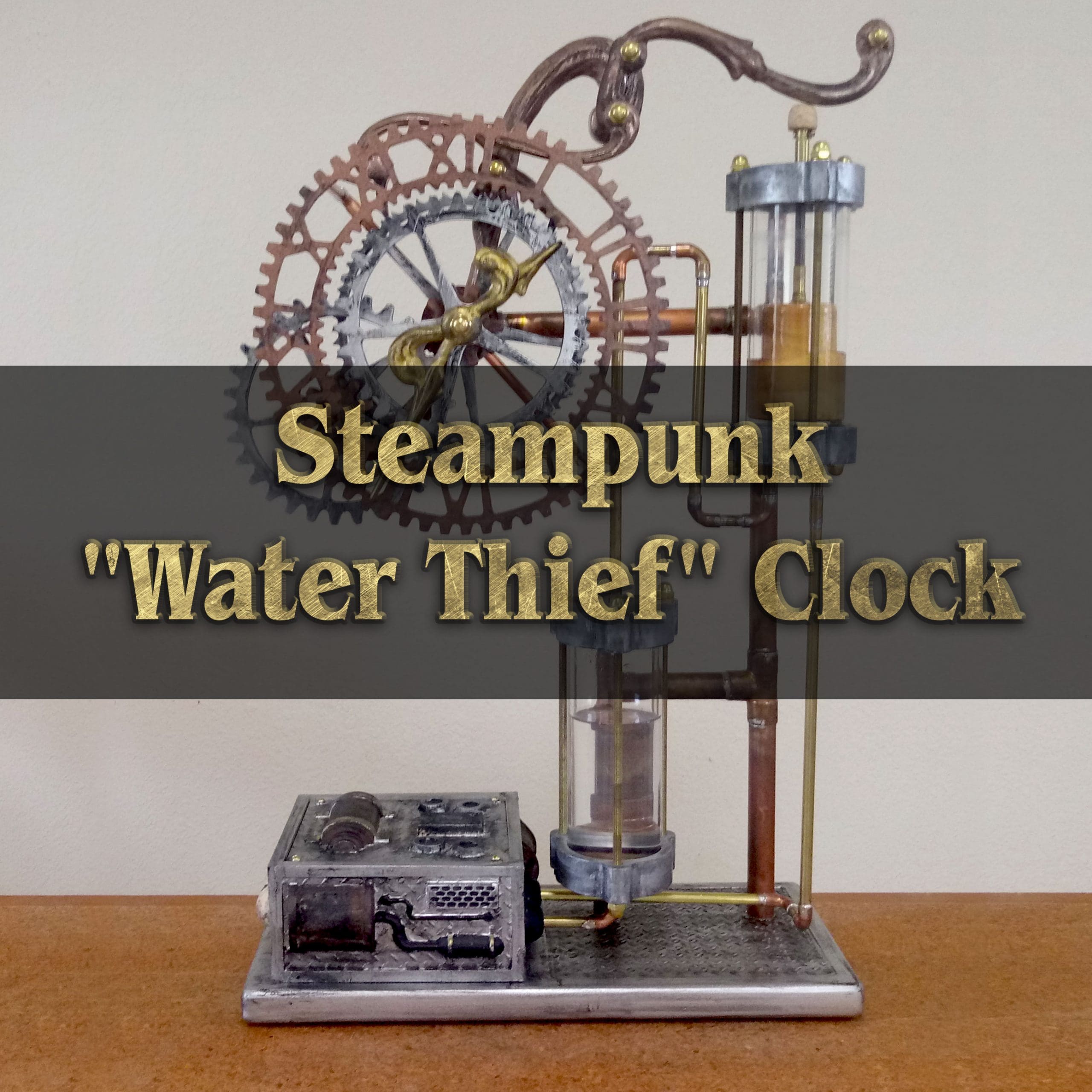 Steampunk-water-theif-clock - CarveWright