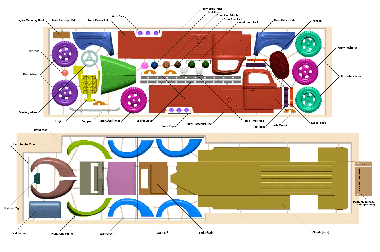 Fire-truck-Parts-Legend - CarveWright CNC Systems